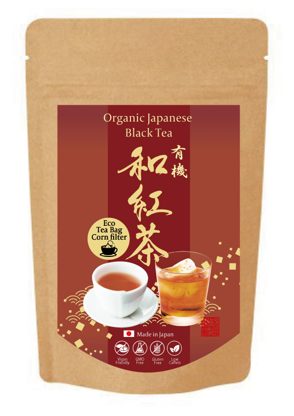 Organic Wa-kocha Black Tea Eco Teabag (2.5g TB * 10) for Tea Cup ...
